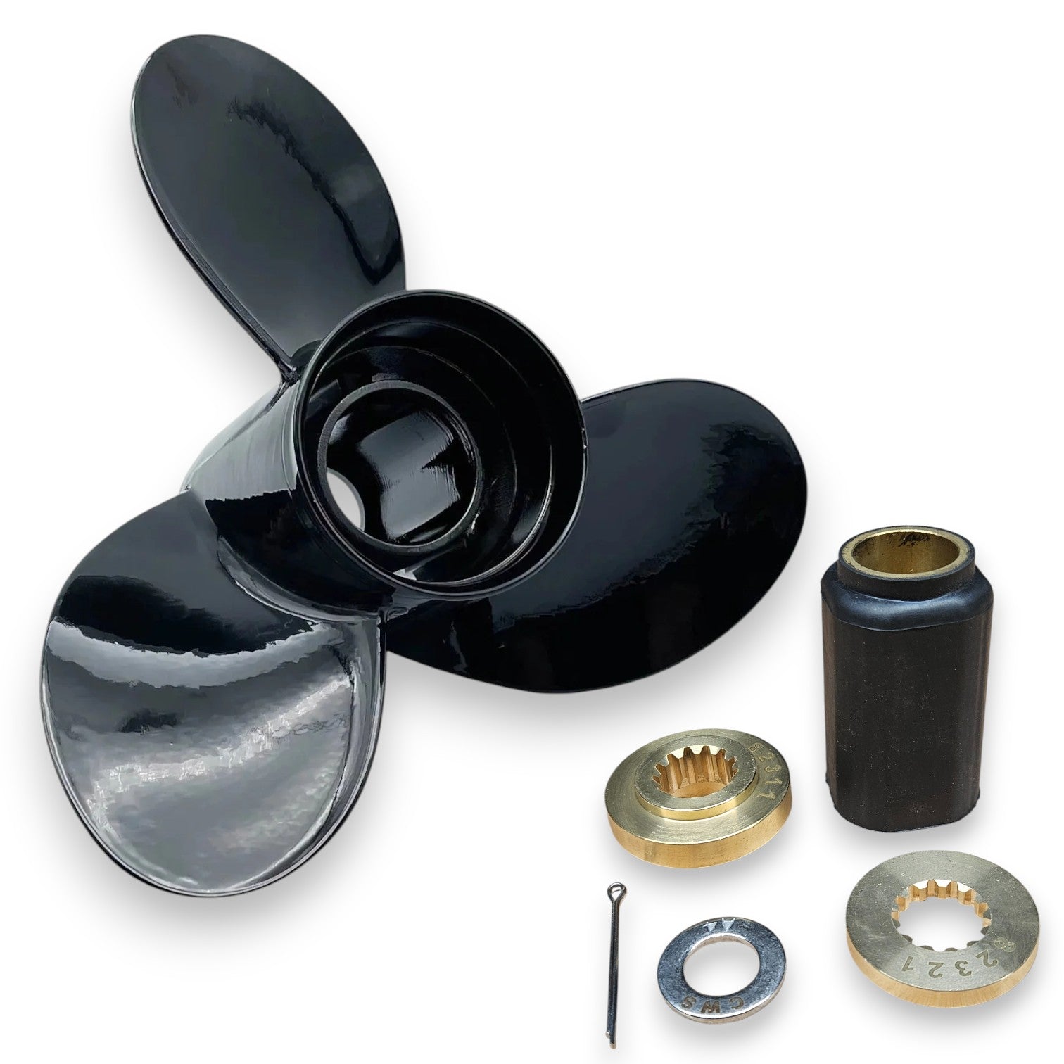 Suzuki 40-60hp Megara Series Titanium Aluminium 3-Blade Propellers ...