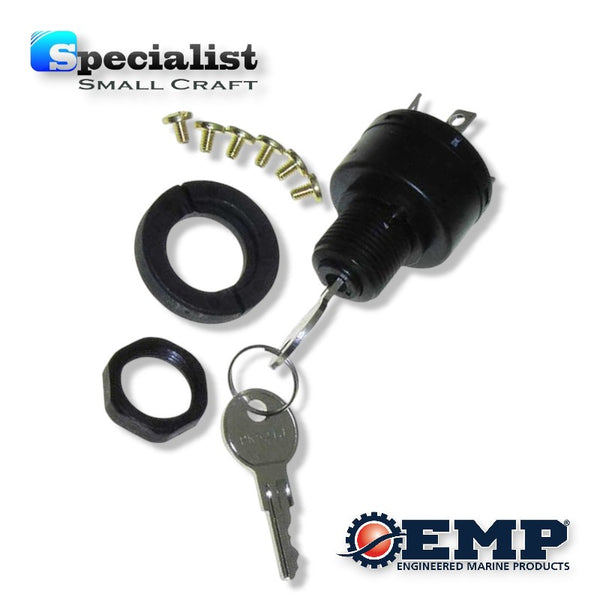Ignition Switch for Johnson Evinrude 2-cyl 9.9-55hp, 3-cyl 60-75hp, V4