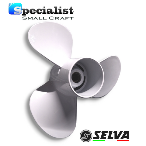 8 1/2" x 8" Aluminium propeller to suit Selva Oyster Bigfoot, Blackbas