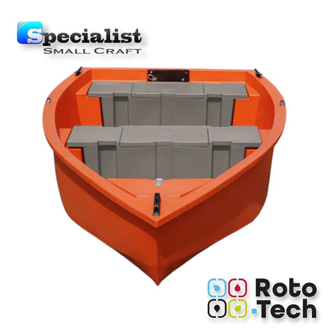 Seat with locker and lid for Roto-Tech Flow & Fly boats