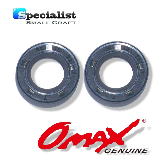 Pack of 2 OMAX Prop Shaft Seals to suit Yamaha & Selva 4-6hp Outboards