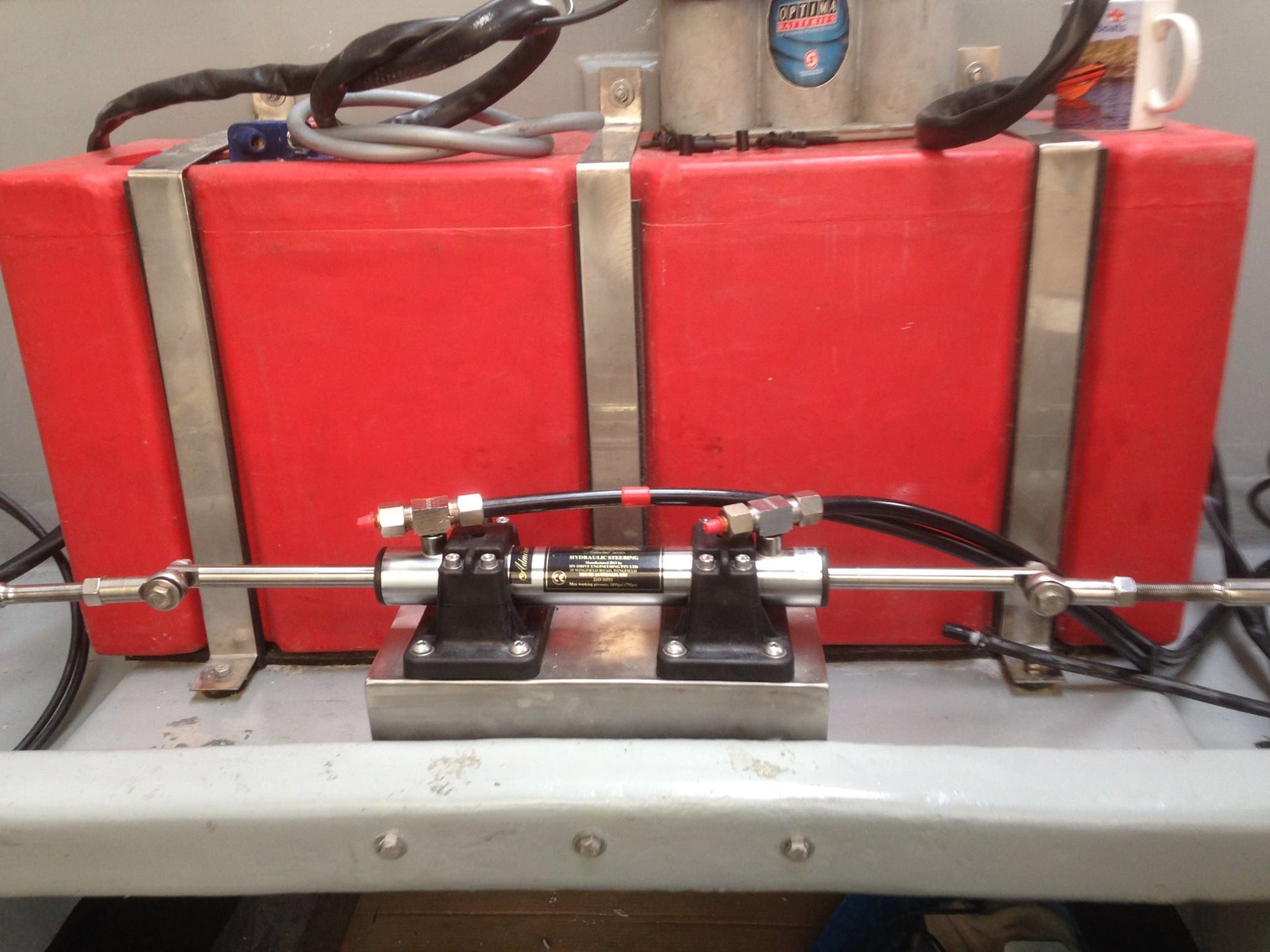 HyDrive Admiral Remote Mount Steering Kit. Twin Outboard up to 600hp ...