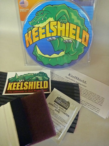 White KeelShield. Tough Urethane protection with 3M VHB backing (per f