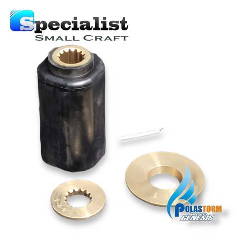 PolaFlex 13 Spline Propeller Hub Bush Kit: Evinrude 40-140hp & Cobra 4
