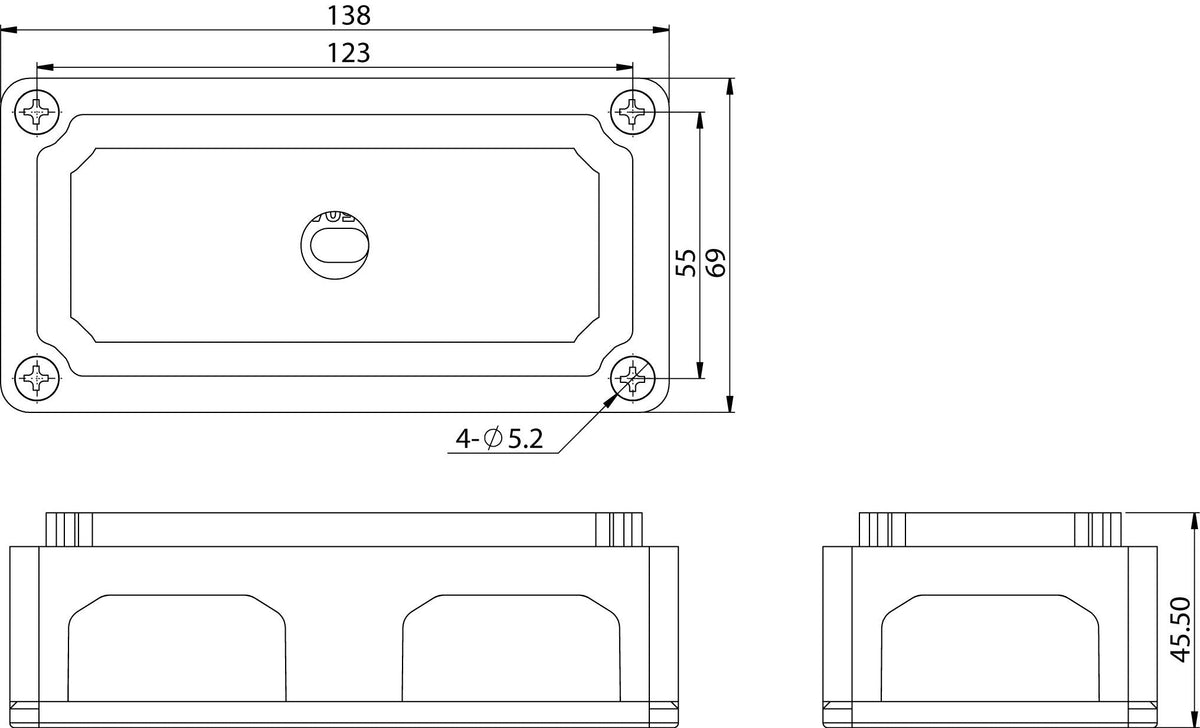 Heavy-Duty Modular Design Bus Bar Box with 4x M10 Terminal Studs ...