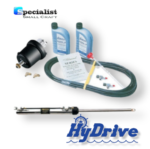 HyDrive Admiral Side Mount Unbalanced Hydraulic Steering Kit