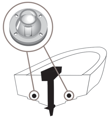 Retrofit 3" (75mm) Self-Bailing Sea Scupper. Replaces Old scuppers.